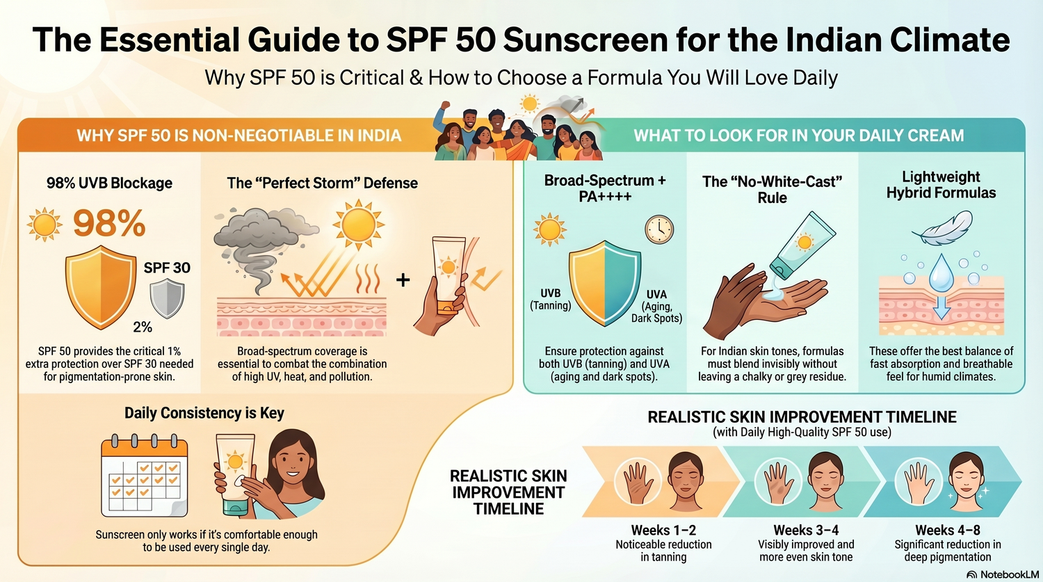 Best SPF 50 Sunscreen Cream in India: What Actually Works for Daily Us ...